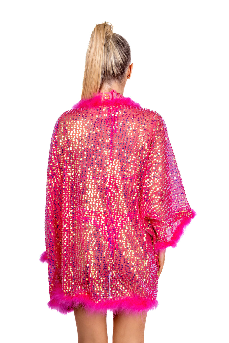 FULL OUTFIT- Coral Sequin (4 pcs) – THE LUMI SHOP