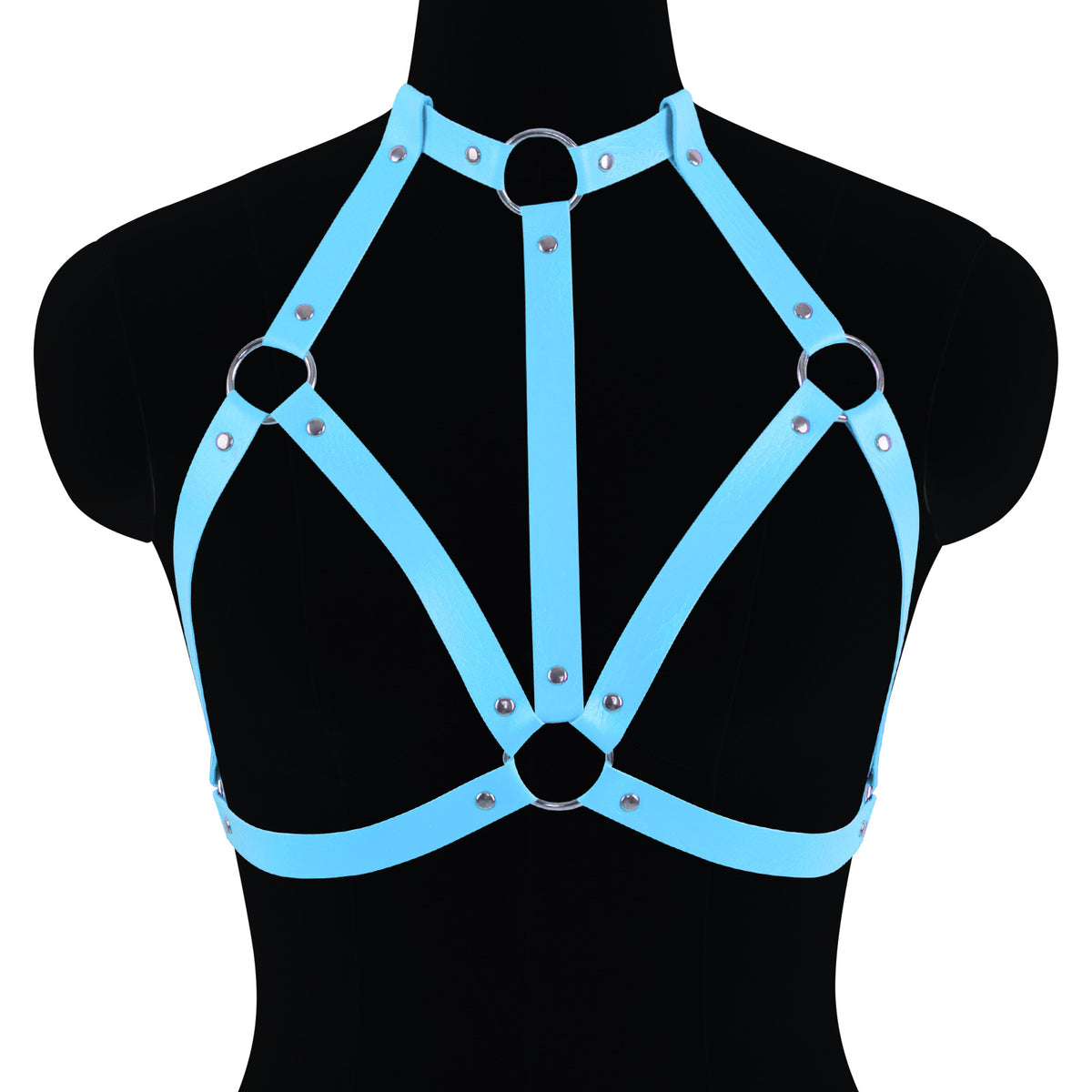 Black Gossip Harness Top Rave clothes,rave outfits,edc outfits,rave ...