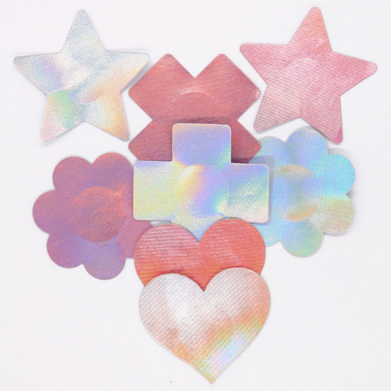 Aura Mermaid Heart Pasties Rave clothes,rave outfits,edc outfits,rave ...